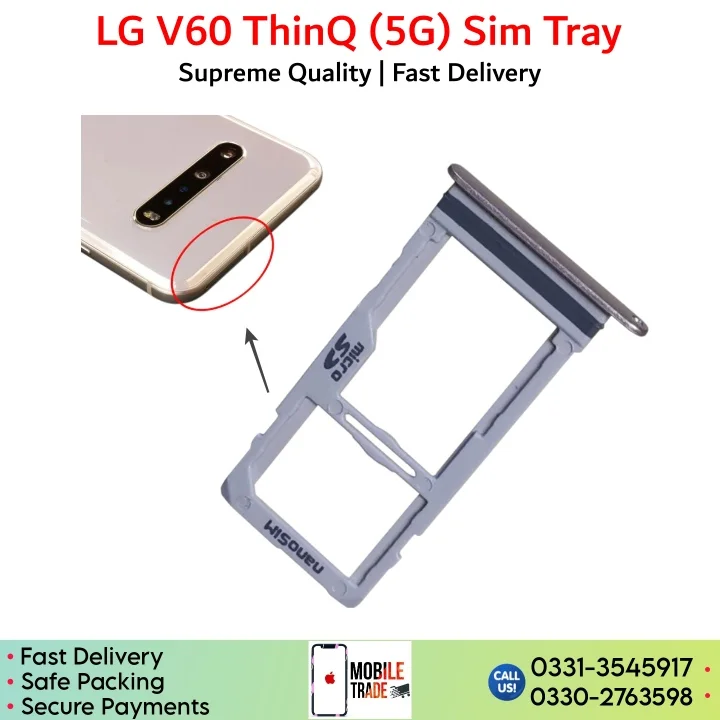 Buy LG V60 ThinQ 5G Sim Tray In Pakistan | MobileTrade.Pk