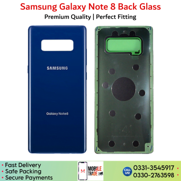 Samsung Galaxy Note 8 Back Glass Price In Pakistan