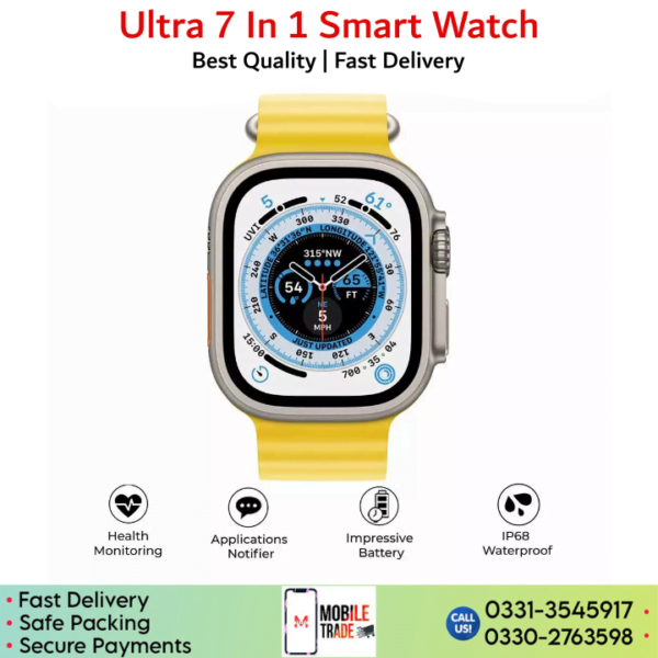 Ultra 7 in 1 Smart Watch For Sale! Very Cheap Price