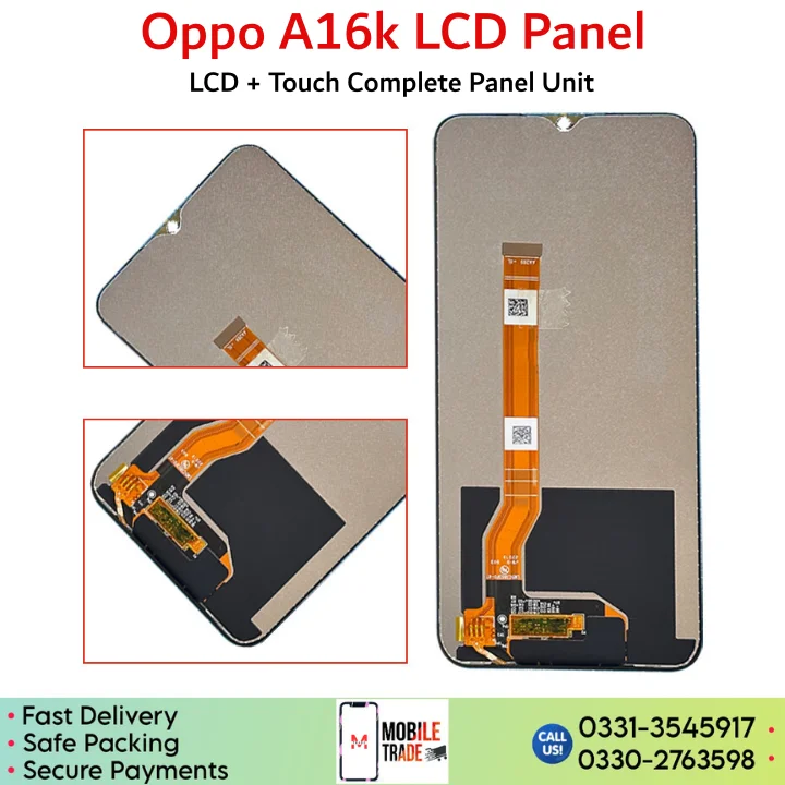 Oppo A16k LCD Panel Price In Pakistan | Buy Now!