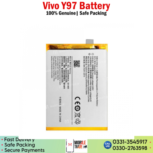 Vivo Y97 Battery Price In Pakistan | 100% Genuine Quality